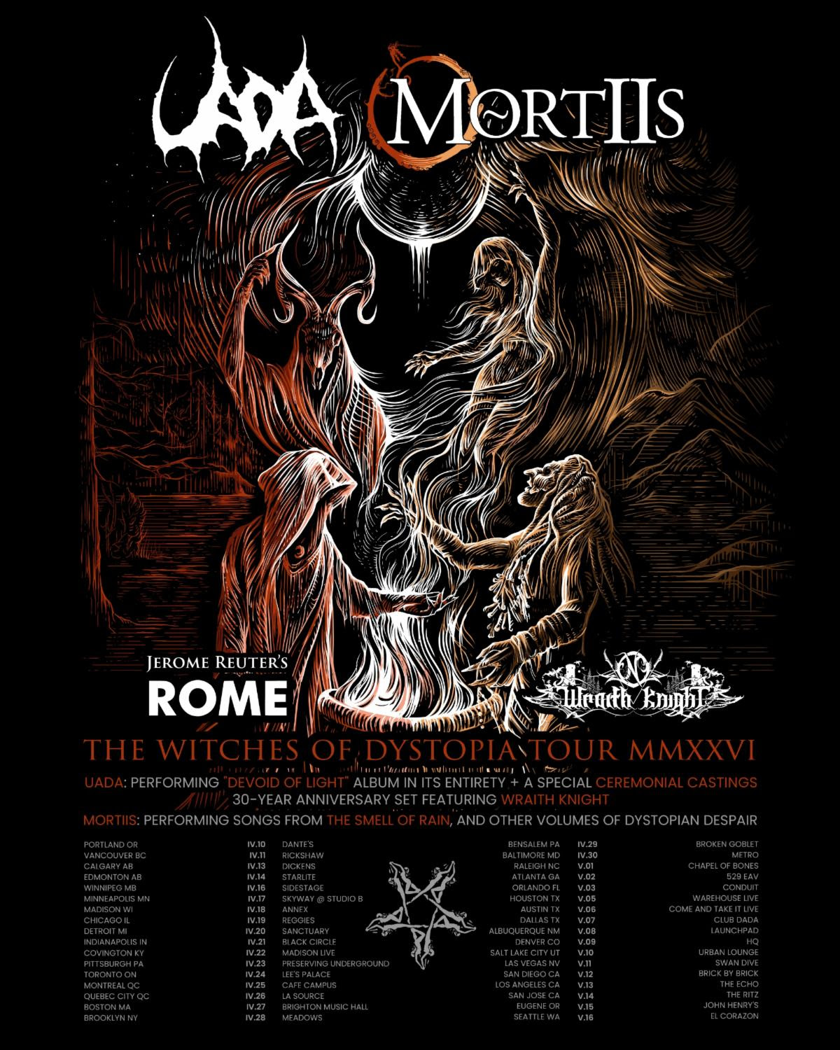 UADA + MORTIIS Announce North American Co-Headliner for ‘Devoid of ...